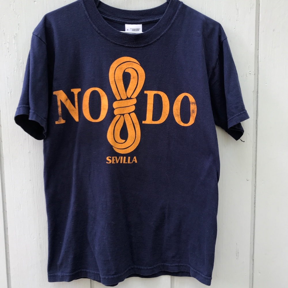 Vintage Screen Stars “No8do Sevilla” Spain Blue T-Shi… - Gem